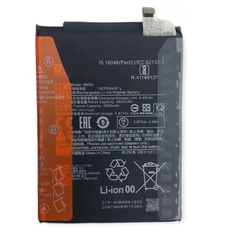 Original Xiaomi Redmi Note 10 5G Battery Replacement Price in Chennai ...